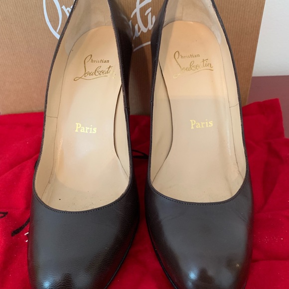 Christian Louboutin | Shoes | Brown Calfskin Louboutin Simple Pump 0 ...